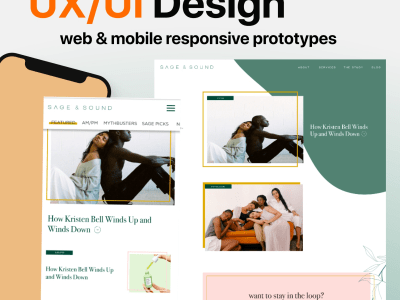 UX/UI design interactive clickable prototype in Figma | Upwork