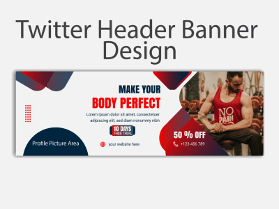 A twitter header banner or background banner | Upwork