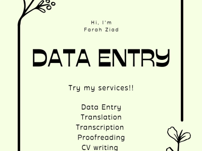 Expertise in data entry and translation, ensuring accuracy and efficiency | Upwork