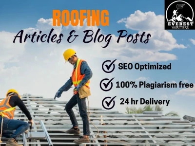 SEO Optimized Roofing Content for articles and blog posts | Upwork