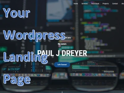 An amazing responsive WordPress Landing page | Upwork