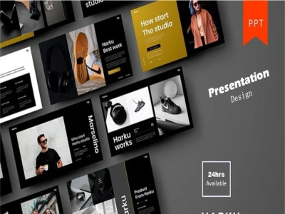 A modern powerpoint presentation and template. | Upwork