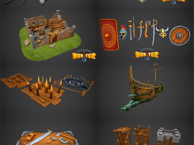 A 3d model of props and environment for your mobile game | Upwork