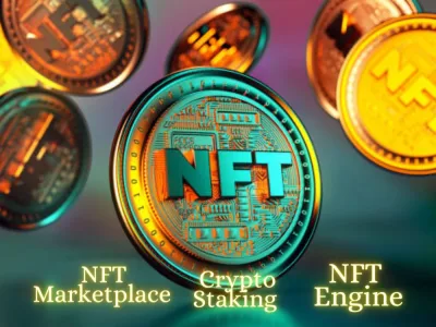 Build your nft marketplace, crypto staking or nft mint engine website ...