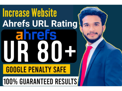 Increase url rating, ahrefs ur 80 plus with SEO backlinks | Upwork