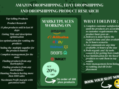 Aliexpress, amazon to ebay dropshipping for best-selling products | Upwork