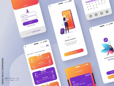 Mobile app design,prototyping with animated design, wireframing. | Upwork