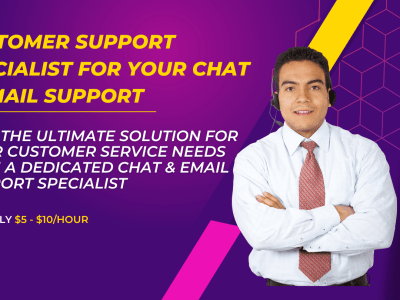 Customer Service, Admin , Email and Live Chat Support For Any Business ...