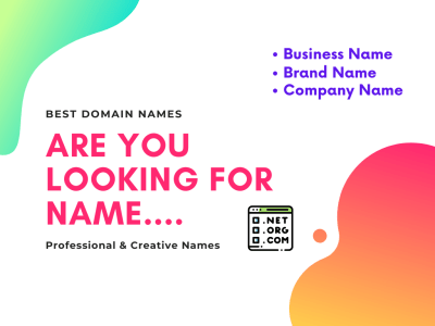 A creative business name, company name, and slogans | Upwork