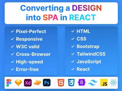 A Responsive And High Quality React Website Upwork