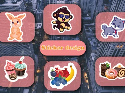 A Sticker Design in Any Style and Size | Upwork