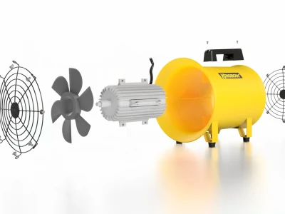 3D cad design animation presentation assembly and explode product view ...