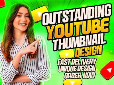 Custom youtube thumbnail Design Within 3hrs | Upwork