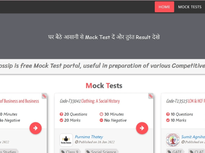 Mock Test Portal where you can create & conduct Tests/Exams | Upwork