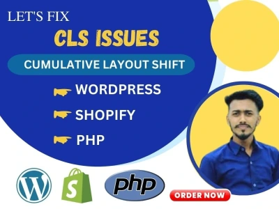 Cls cumulative layout shift issues of Shopify, PHP, and WordPress website | Upwork