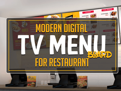Stunning Static Menu Designs for your Digital board TVs Screens | Upwork