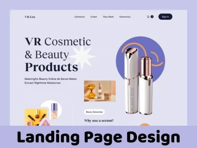 A responsive WordPress landing page design | Elementor landing page ...
