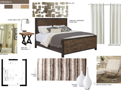A unique mood board design | Upwork