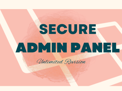 A Laravel secure admin panel web application | Upwork
