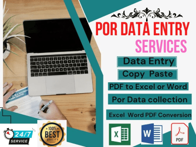 Data Entry, Copy Paste, Data collection, Excel, MS Word. | Upwork