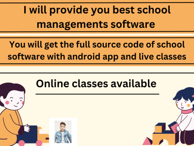 School management system with source code web and apps | Upwork