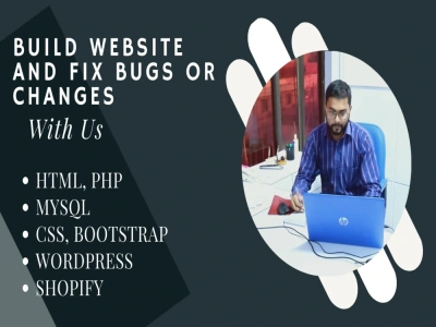 Beautiful website using html, mysql, css and bootstrap | Upwork