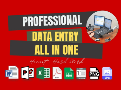 Data entry, excel data cleaning, copy-paste, web scraping | Upwork