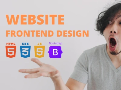 An amazing website frontend in html css bootstrap | Upwork