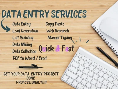 Quick & Fast Data Entry, Lead Generation, Data Collection & Web Research | Upwork
