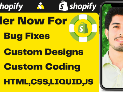 Shopify custom designs , bug fix and shopify custom coding | Upwork