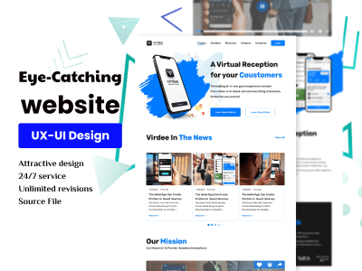 A Modern Professional and Responsive website UX/UI Design for your ...
