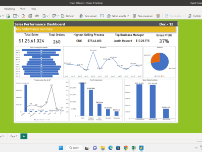 Power Bi sales industry project | Upwork