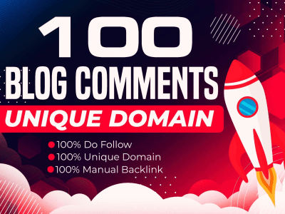 100 unique domains dofollow blog comment backlinks | Upwork