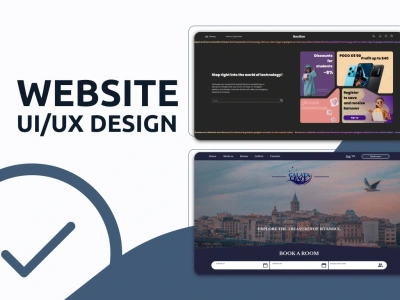 A simple but modern website design | Upwork