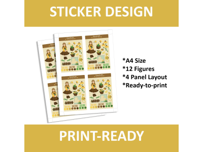 A ready to print Sticker Design | Upwork