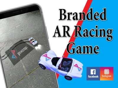 A branded augmented reality racing game for Instagram and Facebook | Upwork