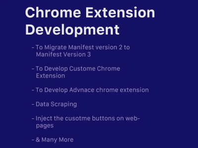 Custom Chrome Extension with the robust code base | Upwork