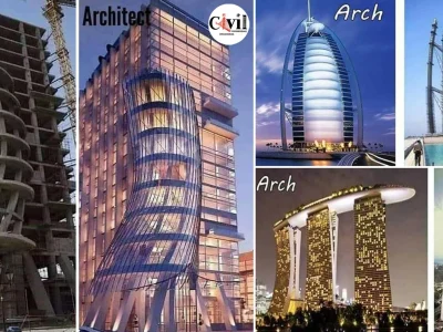 A design of complex and modern structure related to civil engineering ...