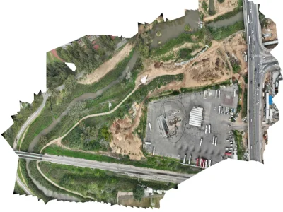 Orthophoto, DTM, DSM, point cloud processing of drone data ...