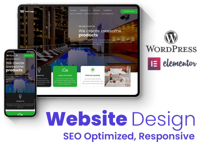 Modern and responsive wordpress web design | Upwork