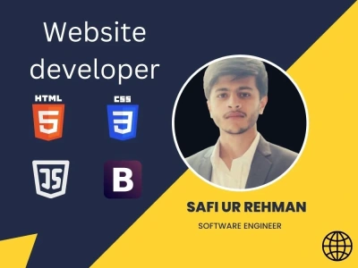 Website development front end development HTML5 CSS javascript & bootstrap5 | Upwork