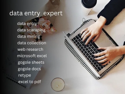 Data entry, data scraping, typing, copy-paste job | Upwork