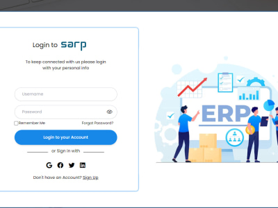 Customized ERP System in .Net frame work , Angular or react. | Upwork