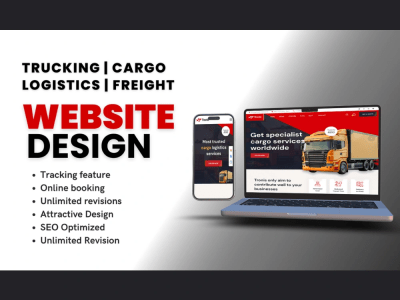 Logistics website, trucking, cargo website, dispatch website | Upwork