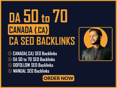 DA 50+ Seo contextual canada(.CA) dofollow backlinks | Upwork