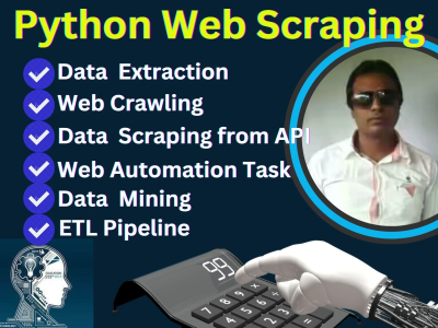Python Web Scraping, Data Scraping, Crawling, Automation on any Website ...