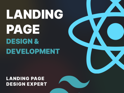 Landing Page Design & Development with ReactJS & TailwindCSS | Upwork