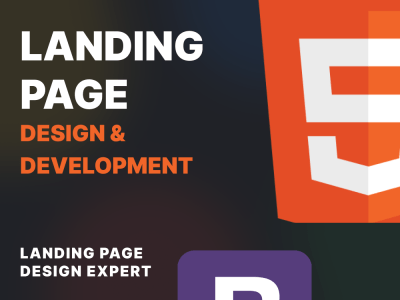 Landing Page Design & Development with HTML5, CSS3 & BS | Upwork