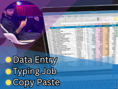 Perfect data entry, copy and paste, typing job | Upwork
