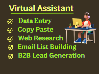 Data Entry.Lead generation, Web research & Virtual assistant | Upwork